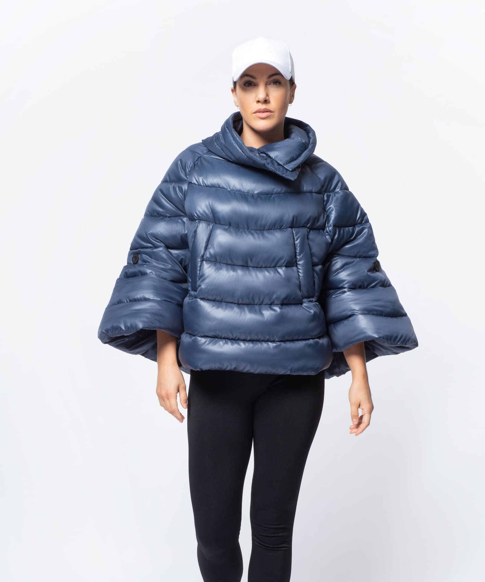 Quilted Puffer Poncho - Universal Performance